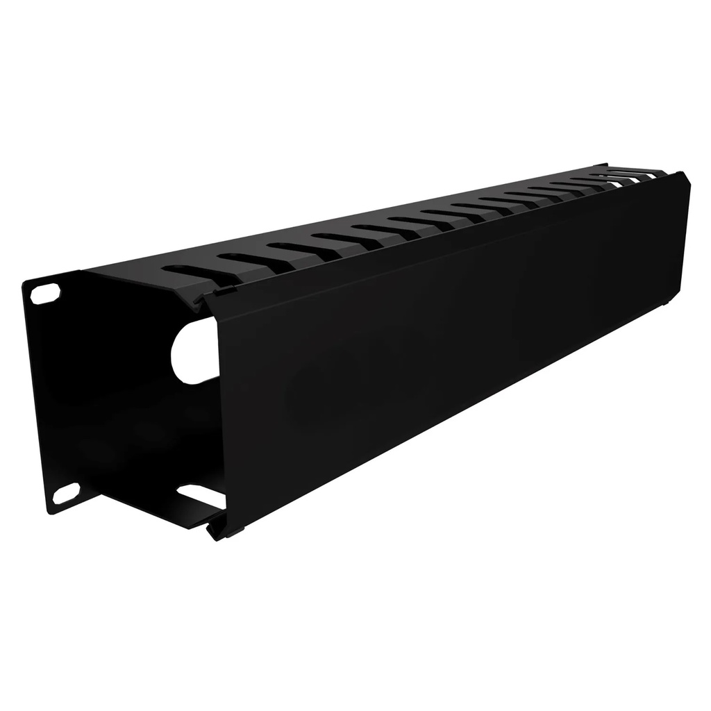 Organizador de Cables Horizontal Onlink 2U 19" Metalico con Tornillos y ...